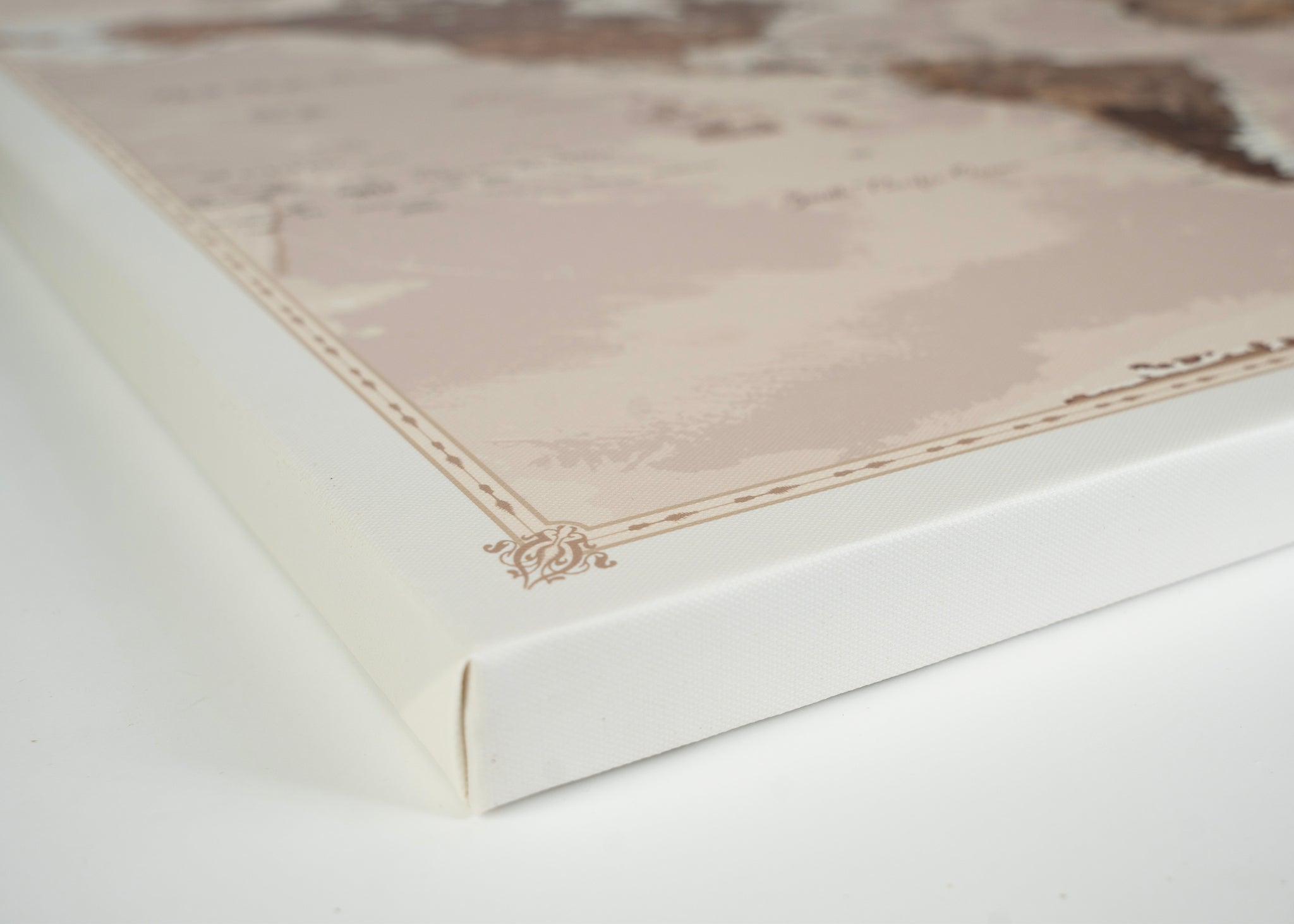 Personalized World Travel Map with Pins - Vintage Wall Art – Pinmap